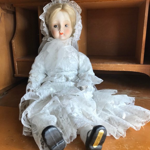 Albert E. Price | Toys | Albert E Price Porcelain Painted Face Bride ...